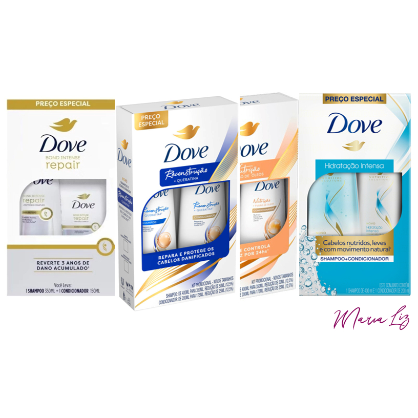 Kit Dove Shampoo + Condicionador - Fragrâncias | Shopee Brasil
