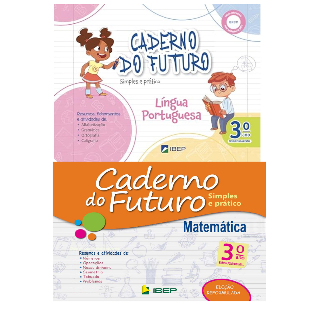 Kit Caderno Do Futuro 3 ano Professor versão 2022 Atualizada Port/ Mat ...