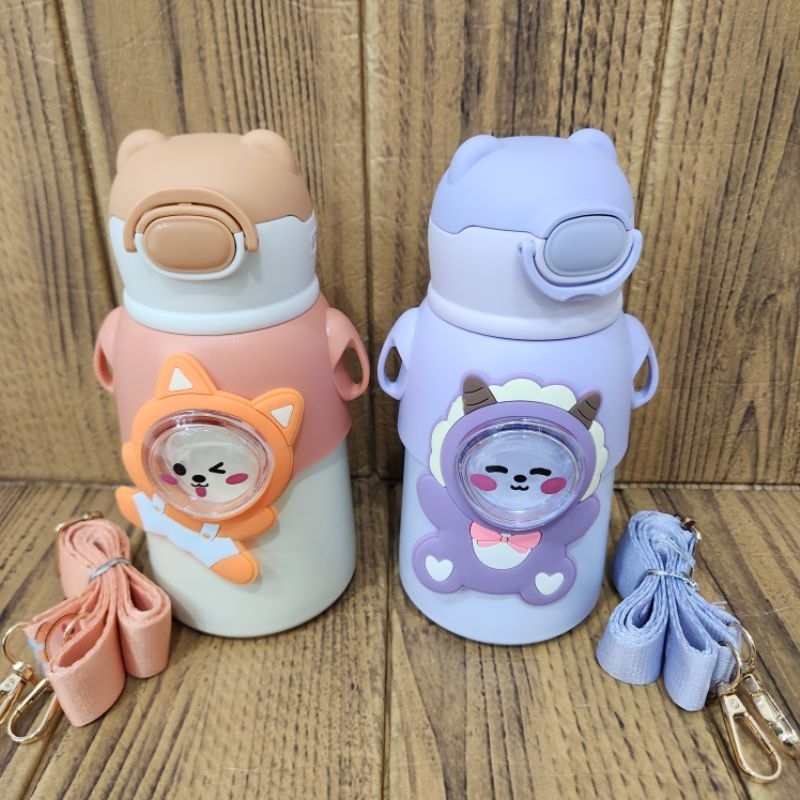 Garrafa Térmica 520ml Infantil Inoxidável Super Térmica | Shopee Brasil