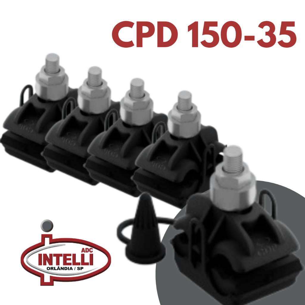 Kit 05 CDP 150-35 INTELLI - Conector de Derivação Perfurante | Shopee ...