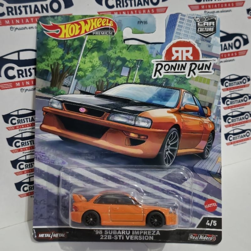 98 Subaru Impresa 22B-STI Version Ronin Run Hot Wheels Premium HKC14 ...