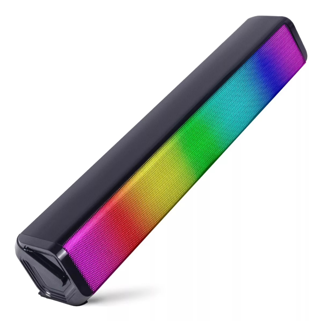 Caixa de Som Bluetooth RGB 50W para Notebook e PC Gamer Soundbar - AL ...
