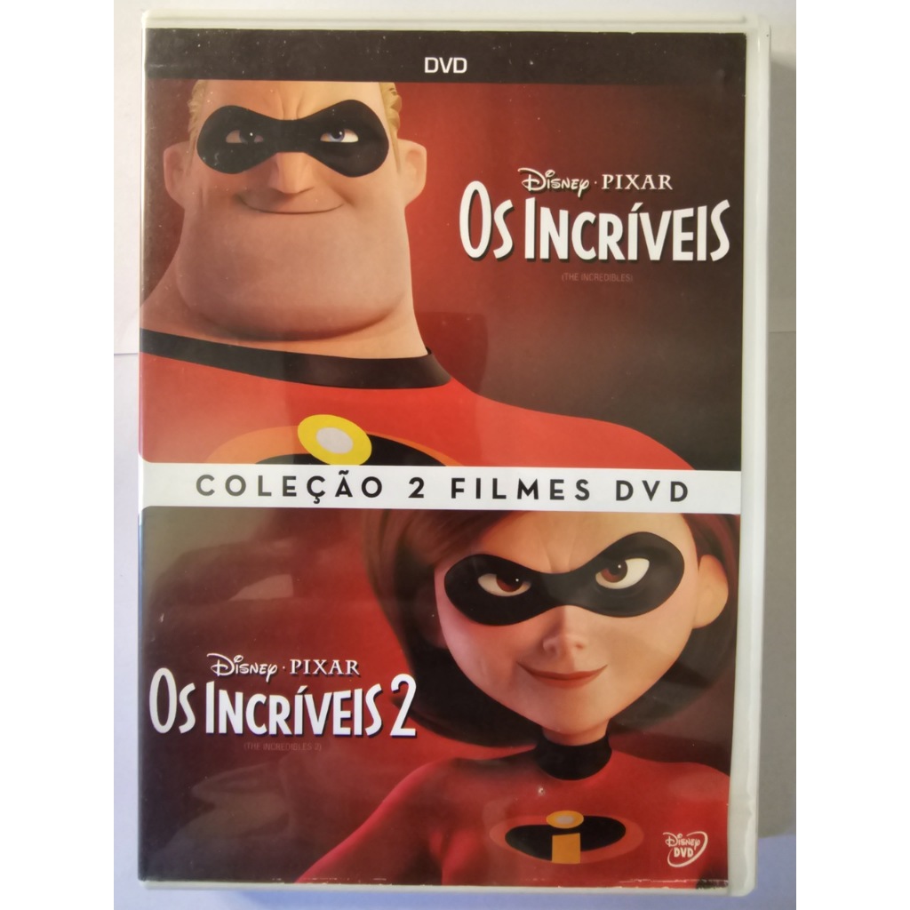 DVD Os Incríveis 1 e Os Incriveis 2 – DVD Duplo – ORIGINAL | Shopee Brasil
