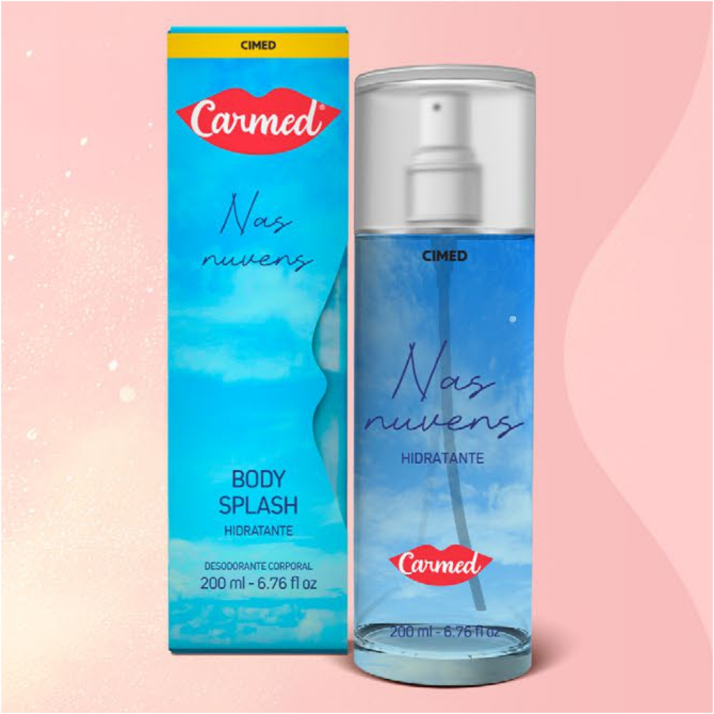 Body Splash Nas Nuvens Maça Verde Carmed 200ml Hidratante Lançamento ...