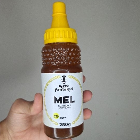 Mel puro de abelhas silvestre, frasco de mel cru,100% natural, trata ...