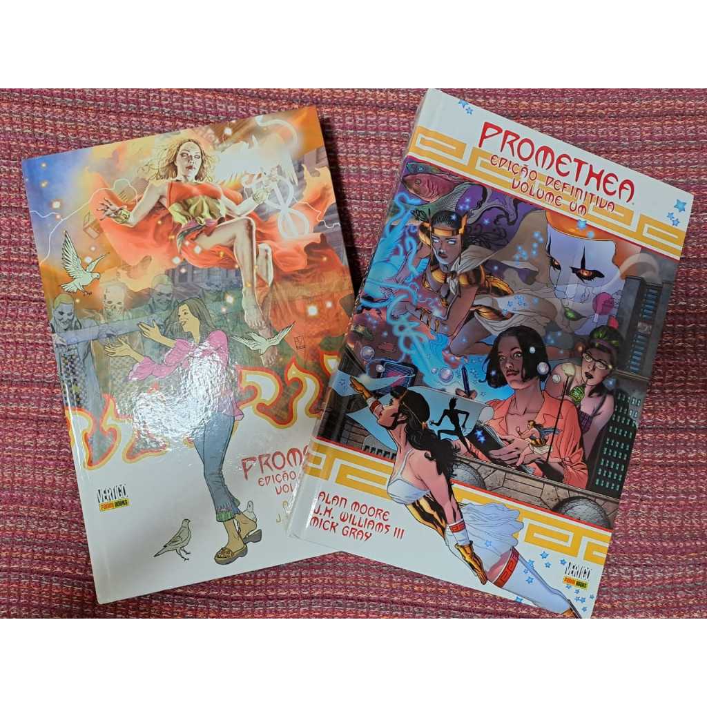 HQ Promethea VOlume 1 e 2 Edição Definitiva Capa Dura Completa Alan ...