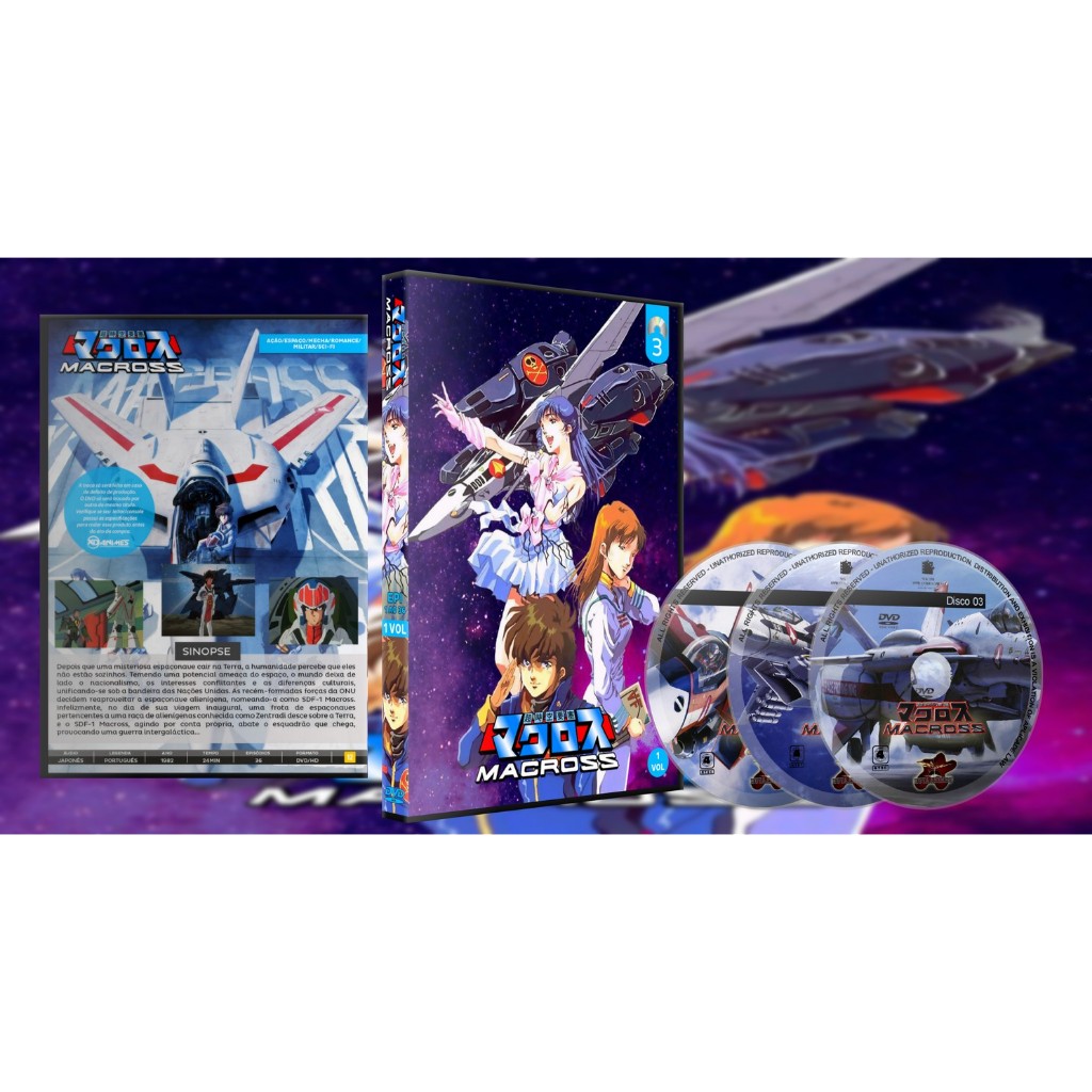 Dvd Macross Clássico 1982 Completo Edição De Colecionador | Shopee Brasil