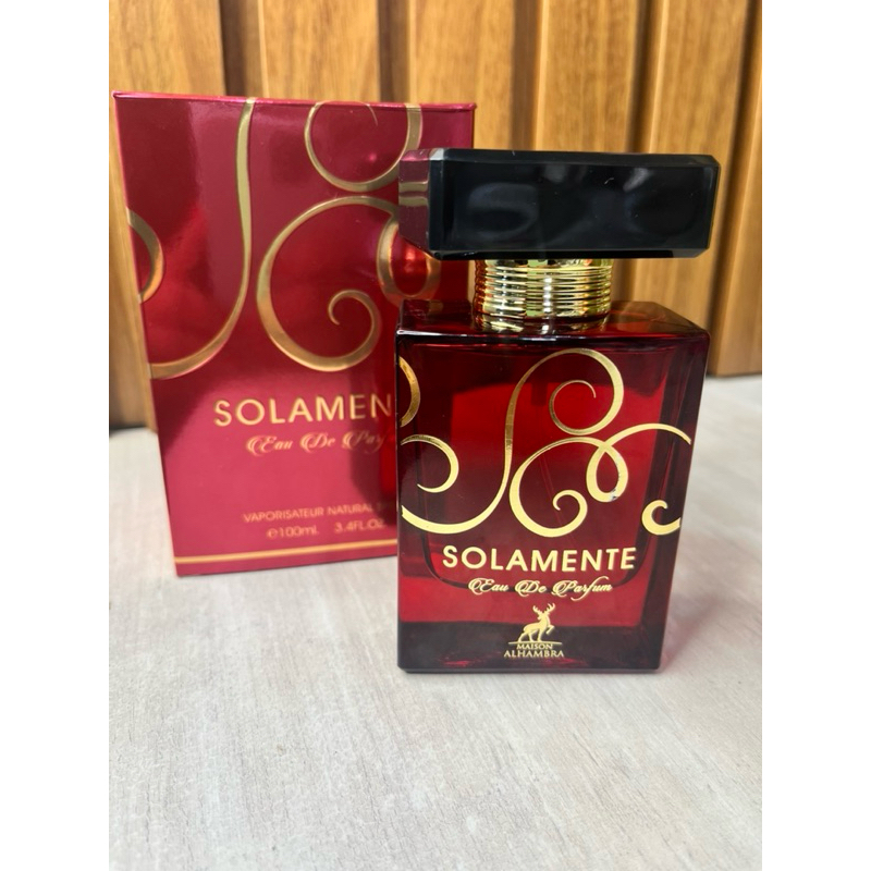 Perfume árabe Maison Alhambra Solamente eua de parfum 100ml | Shopee Brasil