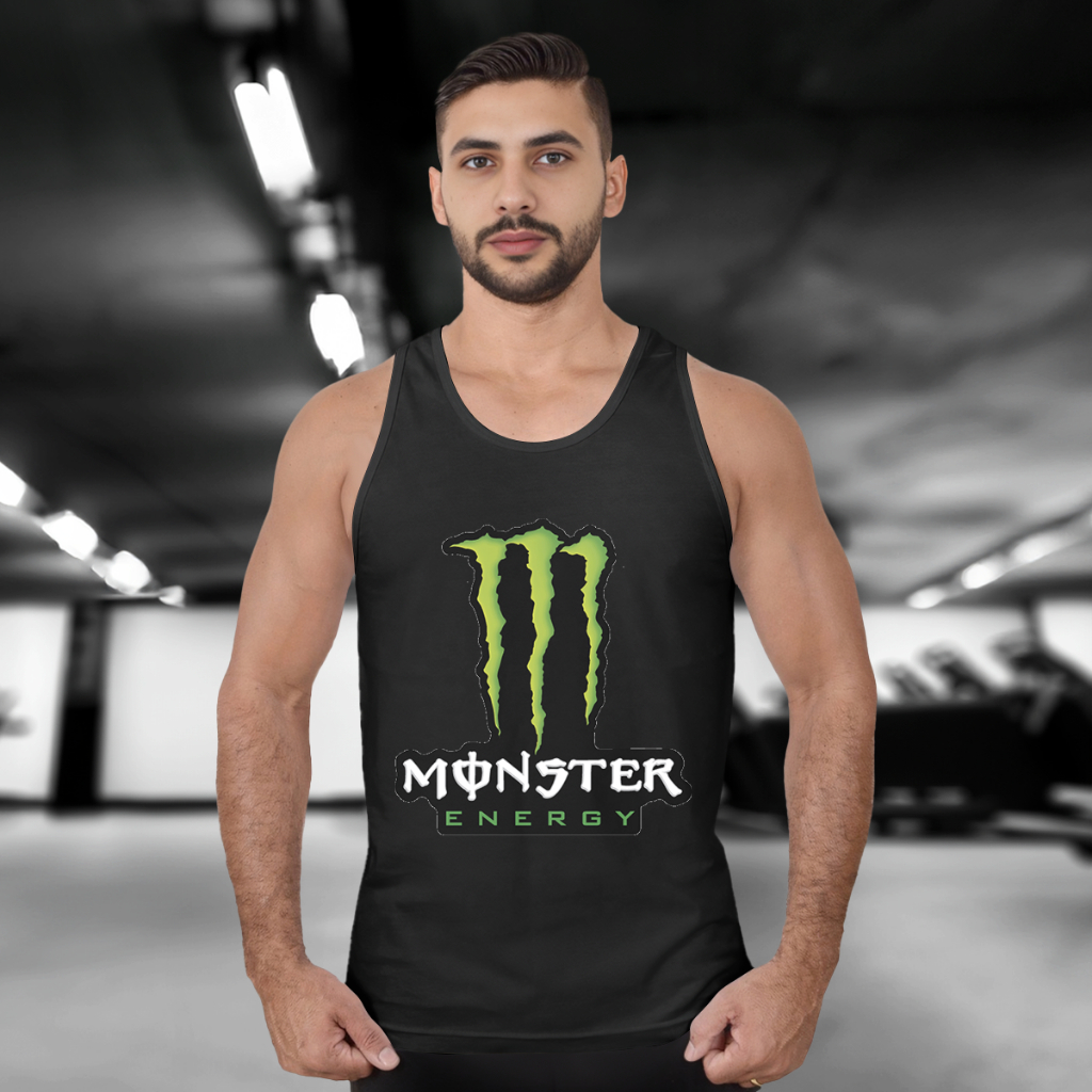 Camiseta Regata Monster Camisa Masculina Academia 100% Algodão | Shopee ...