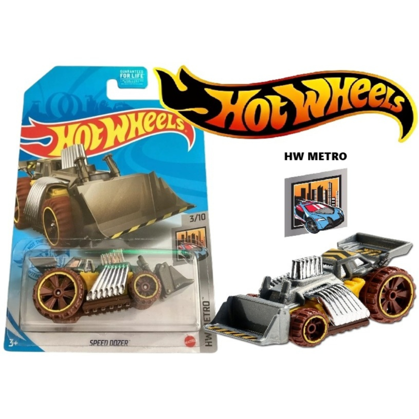 Hot Wheels - Speed Dozer - GRX81 - Mattel | Shopee Brasil