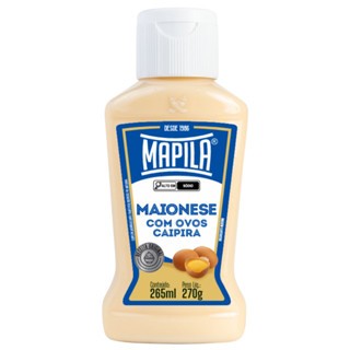 Maionese com Ovo Caipira Mapila-265ml | Shopee Brasil