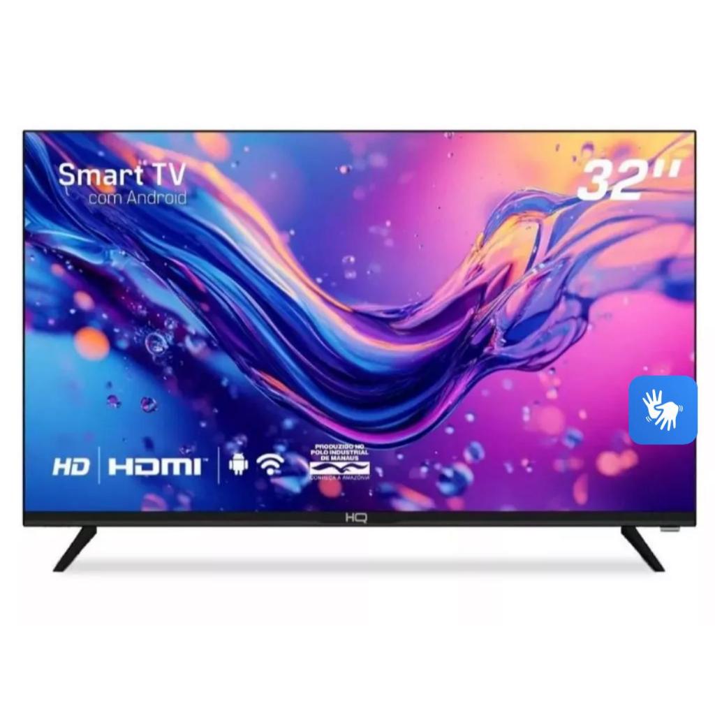 Smart TV LED 32" HQ HD 3 HDMI 2 USB WI-FI Android 11 | Shopee Brasil