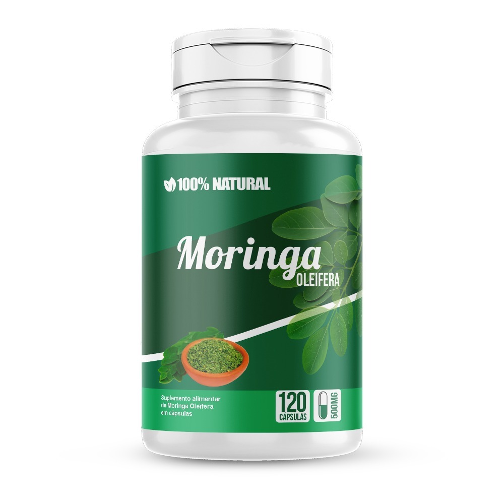 Moringa Oleifera 500mg - 120 Cápsulas 100% Natural Premium - Rápida ...