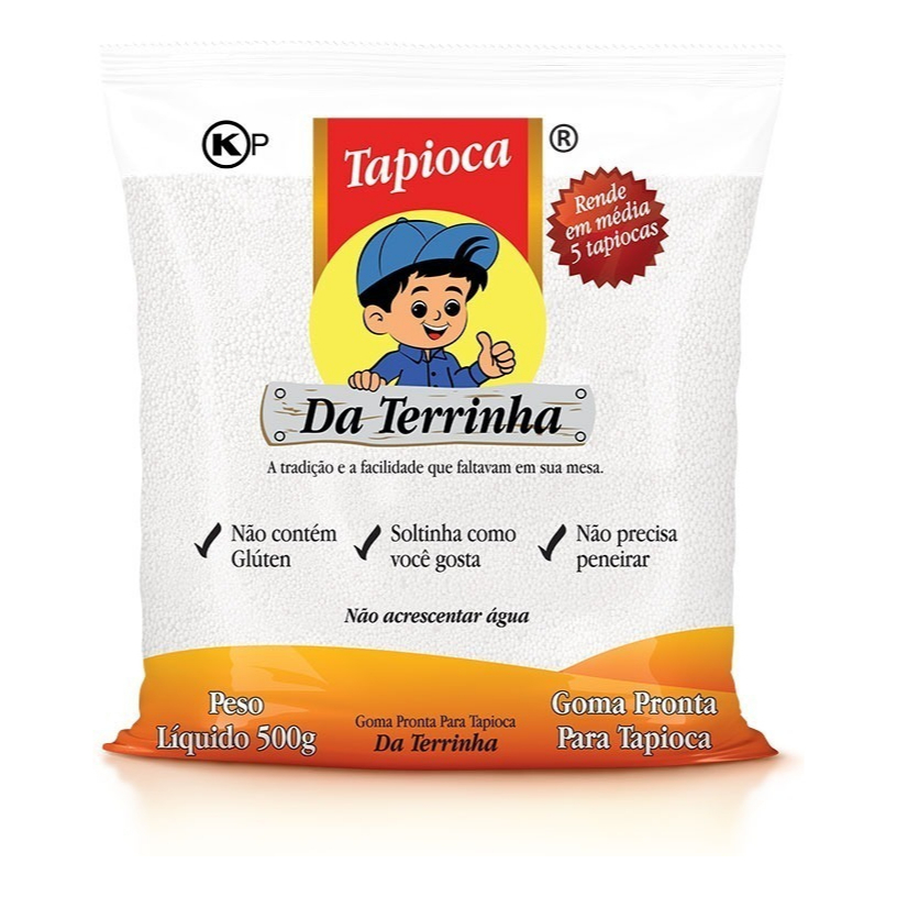 Tapioca Massa Pronta Para Preparo Sem Conservantes Terrinha Goma ...