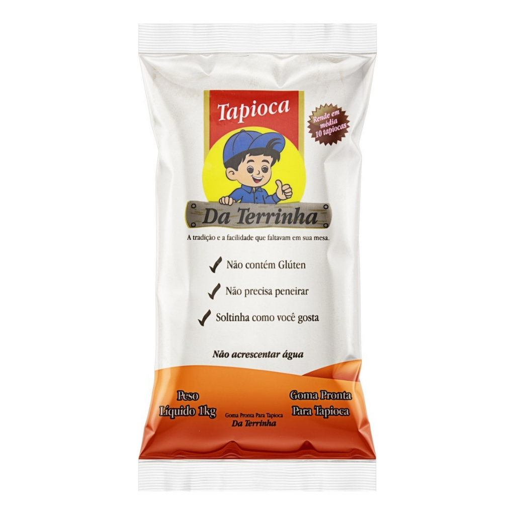 Tapioca Massa Pronta Para Preparo Sem Conservantes Terrinha Goma ...