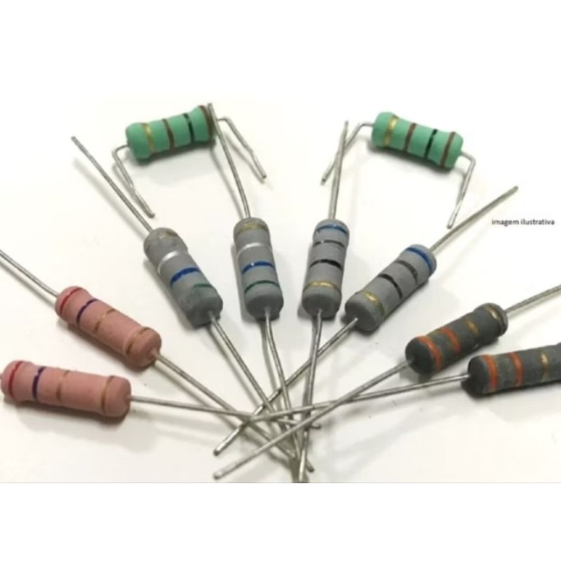 Resistor 2w - kit com 25 unidades - 1m5 | Shopee Brasil