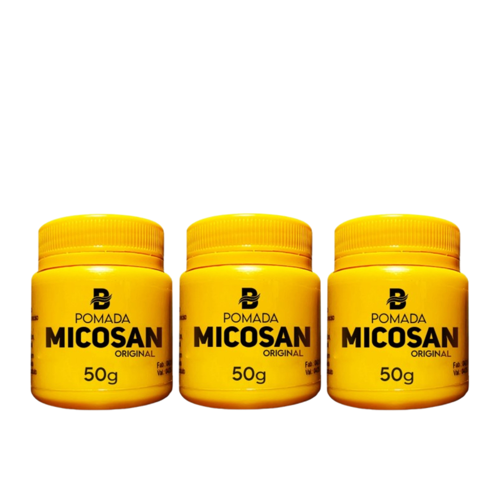 03 UN Pomada Micosan Original - Para Micoses e Clareador de Manchas 50g ...