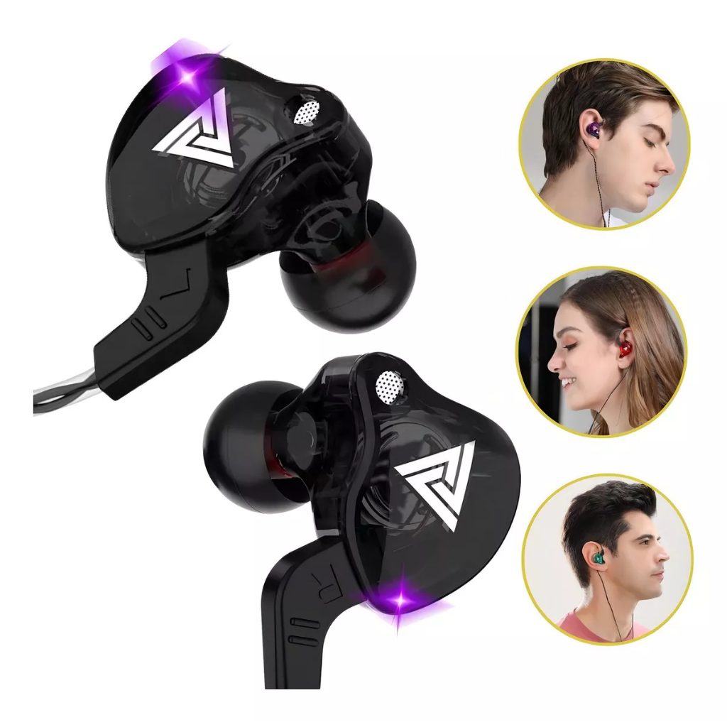 Qkz Ak6, Fone de ouvido, Retorno musical In Ear Profissional (Acompanha ...