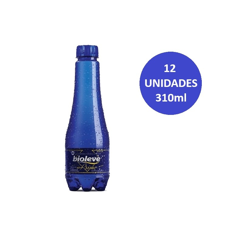 Garrafa de Agua 310ML Mineral Bioleve PRIME 12 Unidades Sem Gás ...
