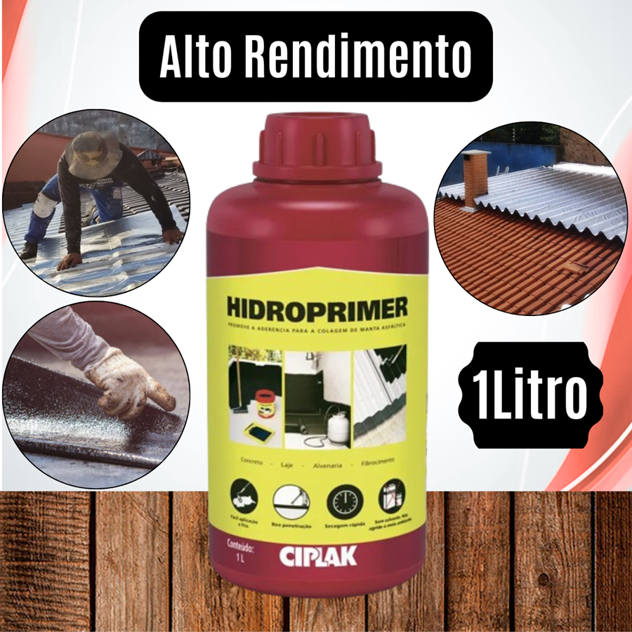 Primer Cola Hidroprimer para Manta Asfáltica adesivo impermeabilizante ...