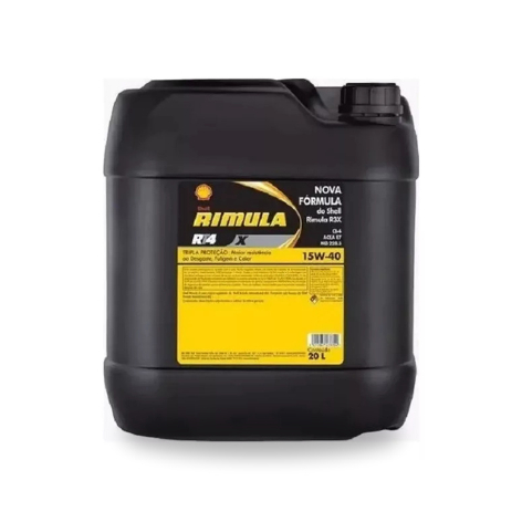 Óleo Lubrificante Shell Rimula R3 CH4 15W40 20L | Shopee Brasil