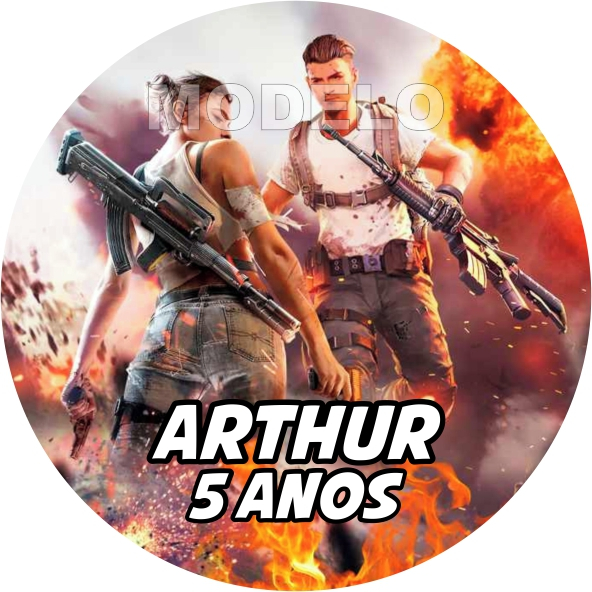 50 Adesivos Latinha Free Fire Recortado - QUALQUER TEMA - Tag ...