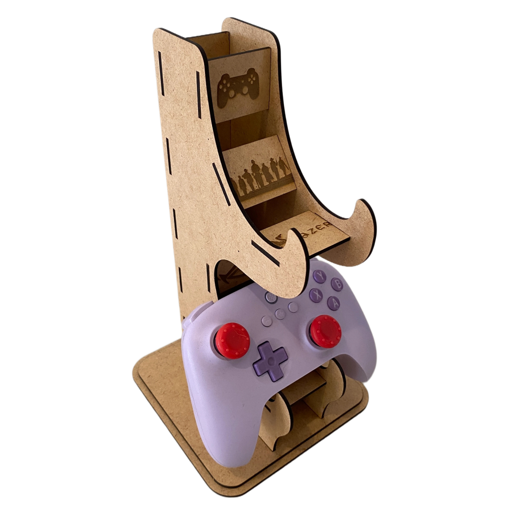 Suporte para Controle Gamer em MDF - Organizador de Manete PS4/XBOX/PC | Shopee Brasil