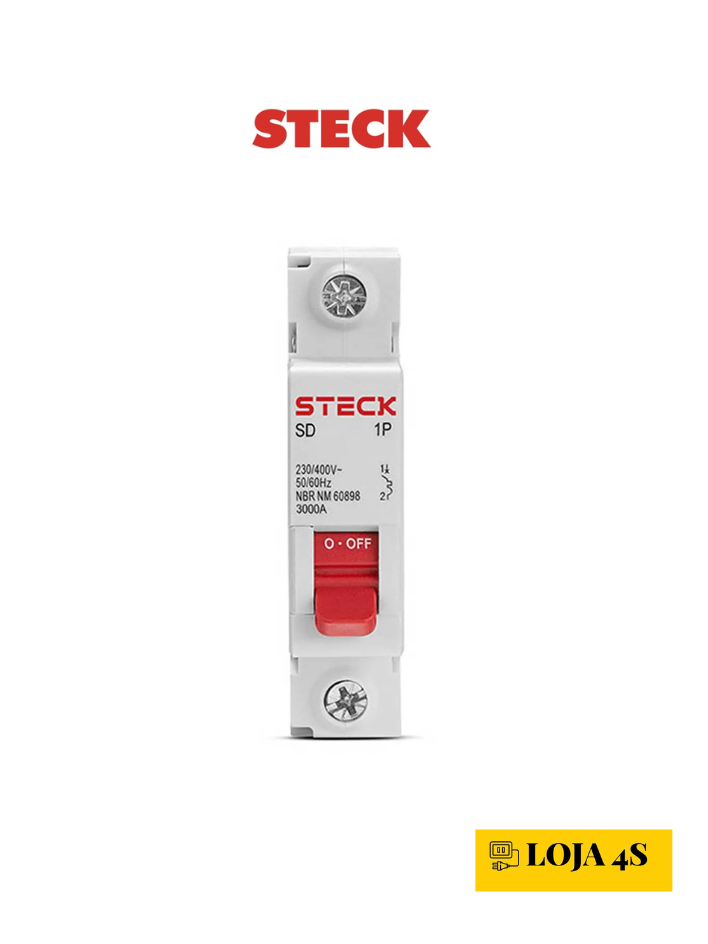 Disjuntor Unipolar Steck 20A Curva C 3KA Sdd62c20 | Shopee Brasil