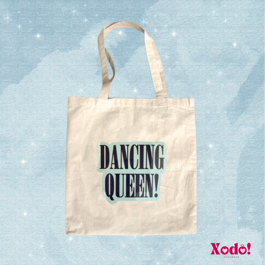 Bolsa Tote Ecobag Estampada Dancing Queen Filme Mamma Mia em Algodão Cru 30x35 | Shopee Brasil