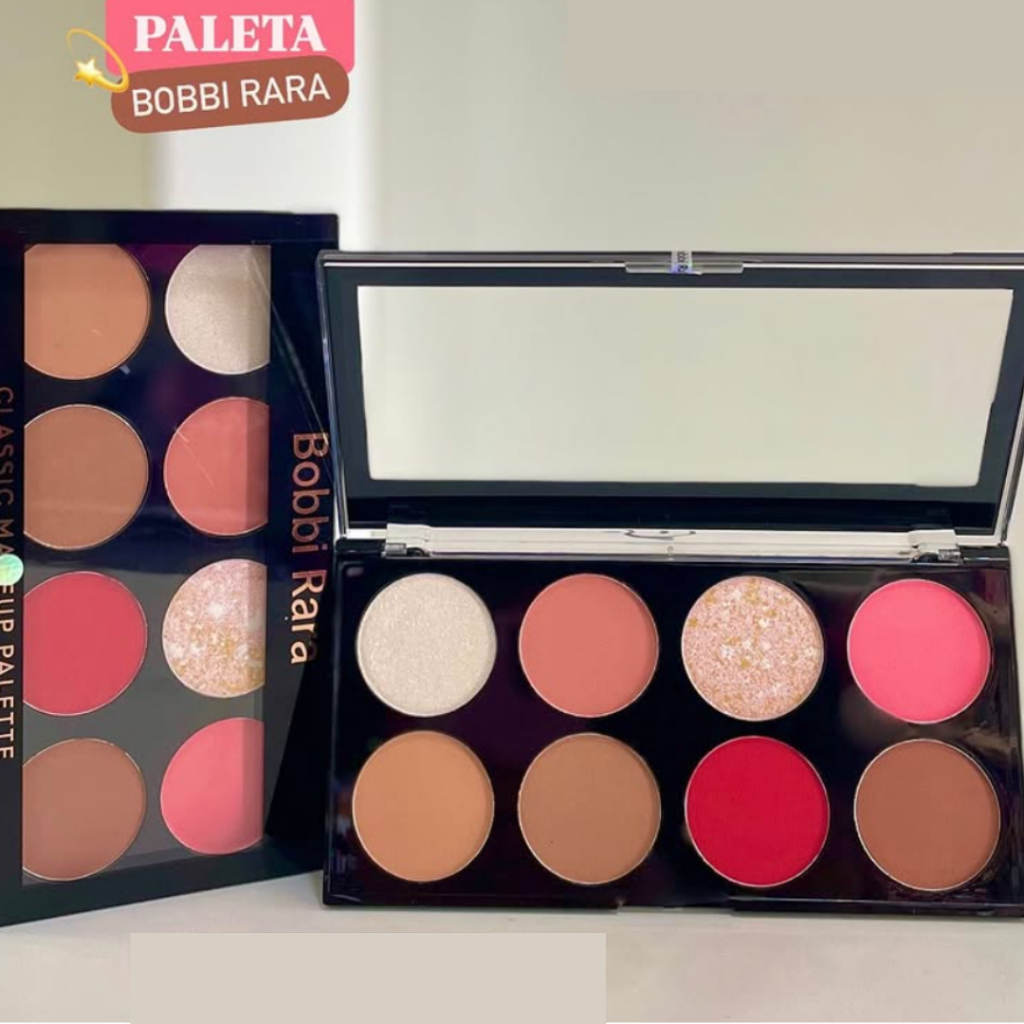 Bobbi Rara Paleta 8 Cores Classic Makeup Palette | Shopee Brasil