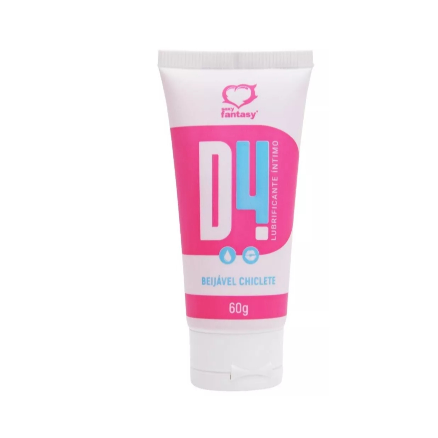 D4 Lubrificante Íntimo Beijável 60g Sexy Fantasy | Shopee Brasil
