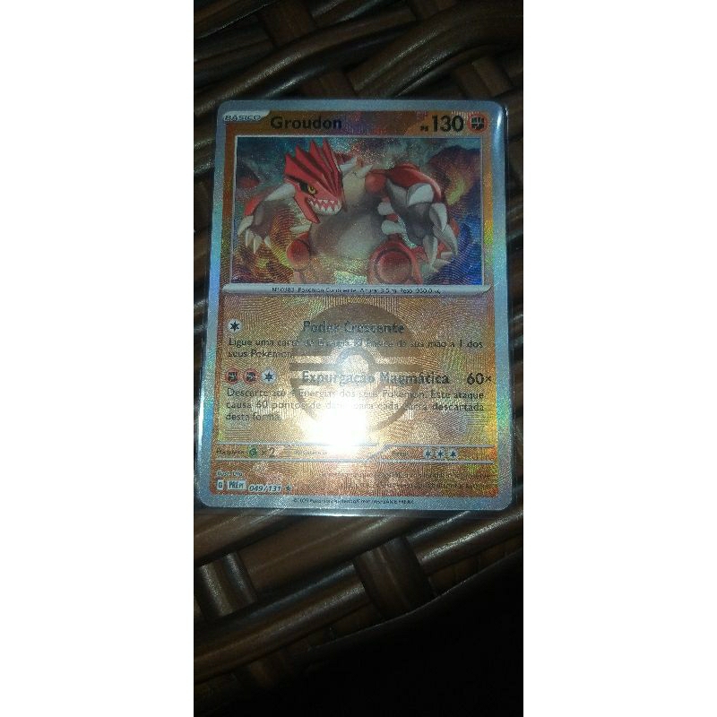 groudon pokebola pokeball pokémon evoluções prismaticas Carta Groudon ...