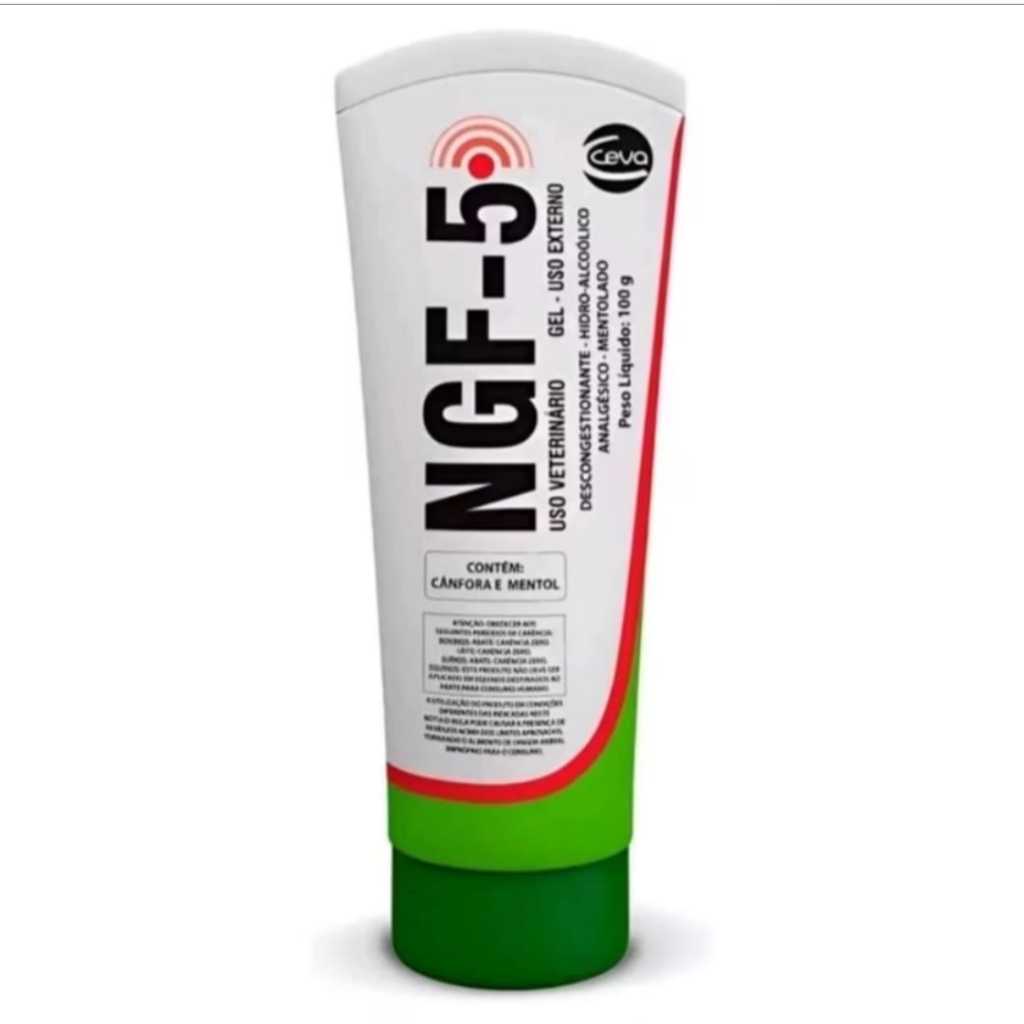 Pomada NGF-5 Ceva contém 100 g. Dor Muscular | Shopee Brasil