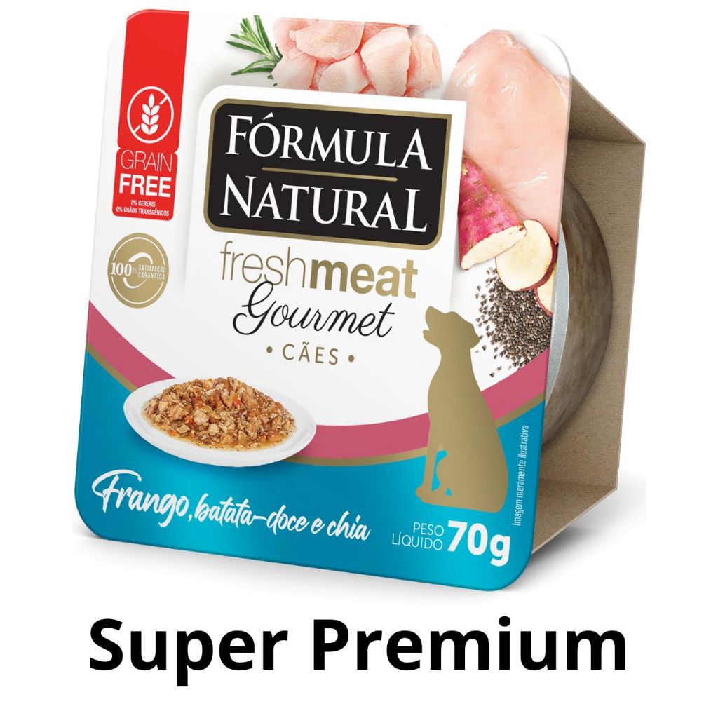Patê -Fórmula Natural - Fresh Meat Gourmet - Ração Úmida Cães - Super ...