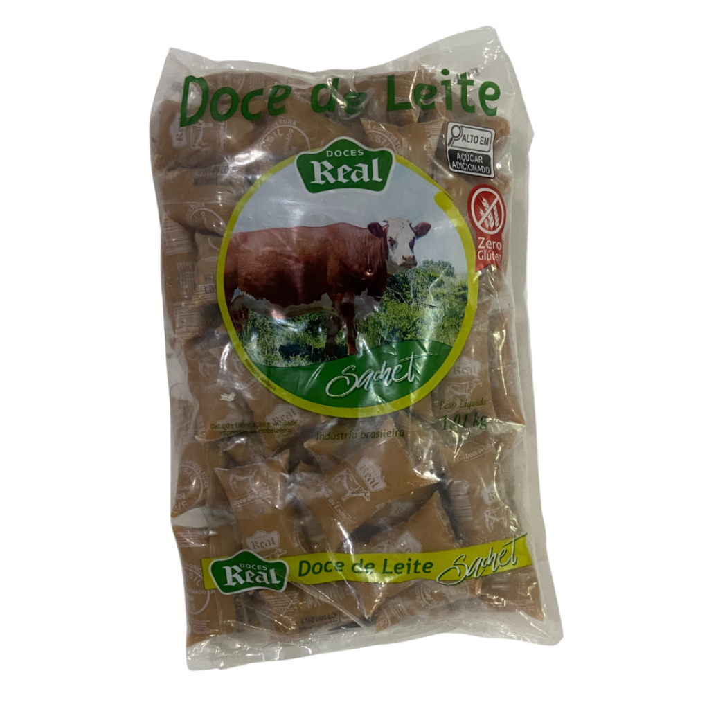 Doce de Leite Sache Real Pequeno 50 Unidades | Shopee Brasil