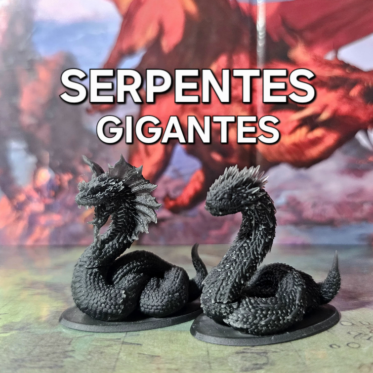 Miniatura RPG Serpente Cobra Gigante D&D Dungeons and Dragons Boardgame ...