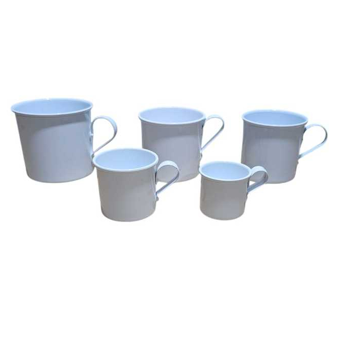 Caneca De Ágata Branca N°5,6,7,8,10 Unidade Umbanda e Candomblé ...