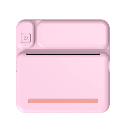 Mini Portátil Impressora ROSA Térmica + 5 Bobinas Papel Photo Pocket ...