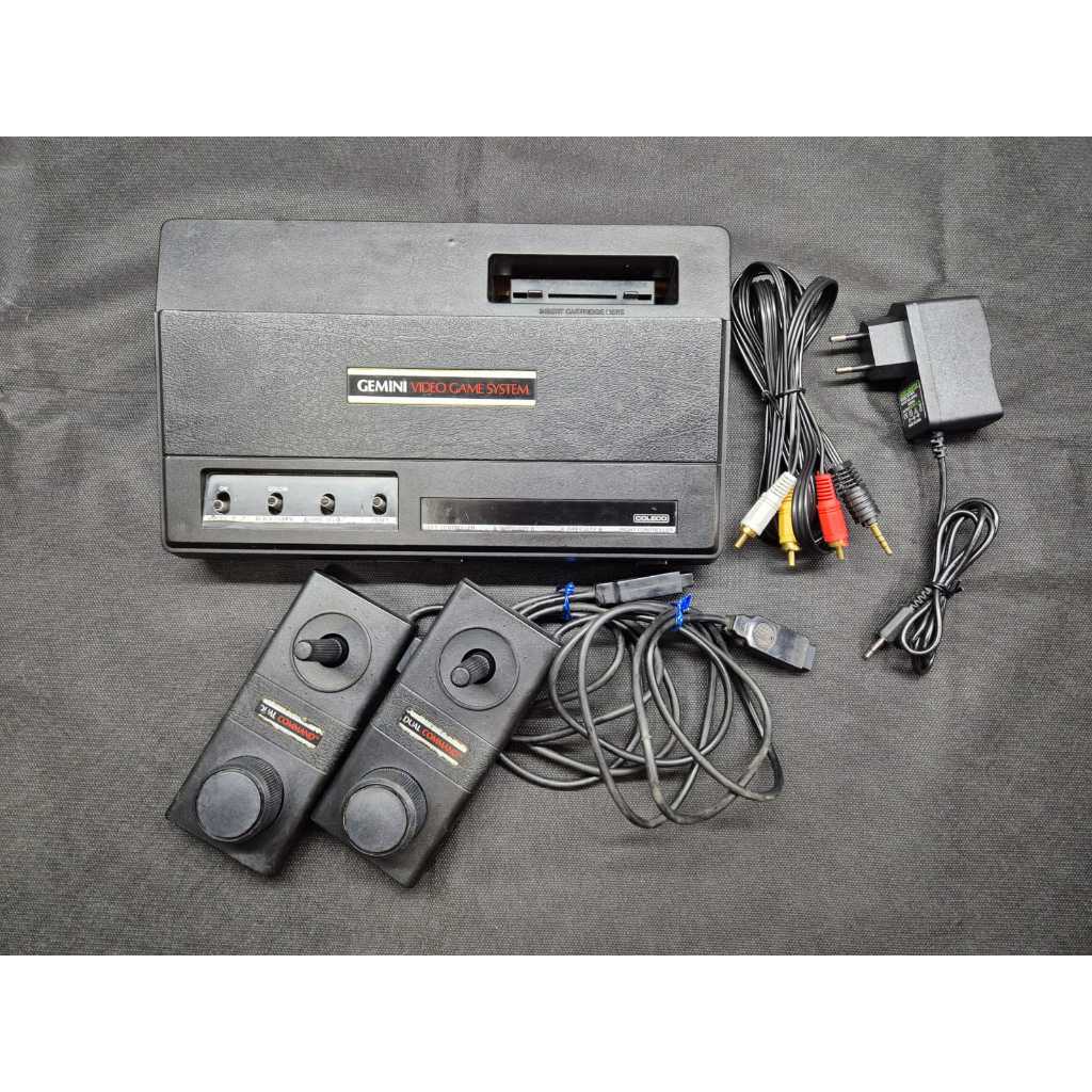 Coleco Gemini com 2 Controles e AV Mod | Shopee Brasil