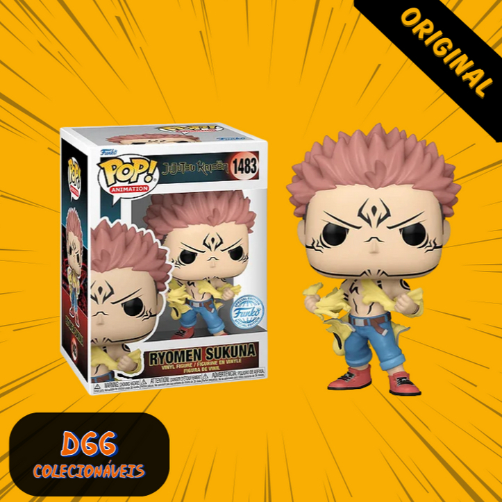FUNKO POP - Jujutsu Kaisen - Ryomen Sukuna #1483 - NOVO E ORIGINAL ...
