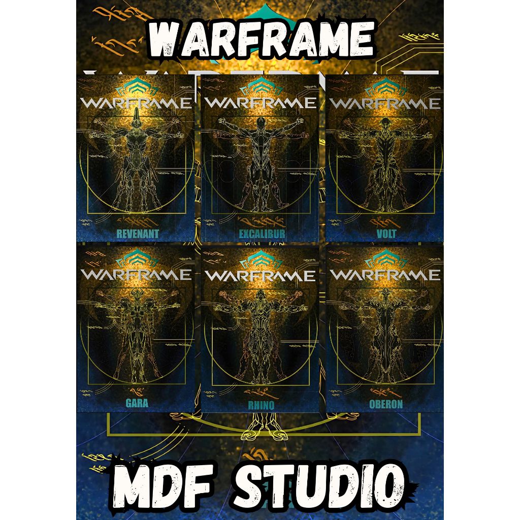 Placas Quadros Decorativos - Warframe anúncio 4 | Arte para Verdadeiros ...