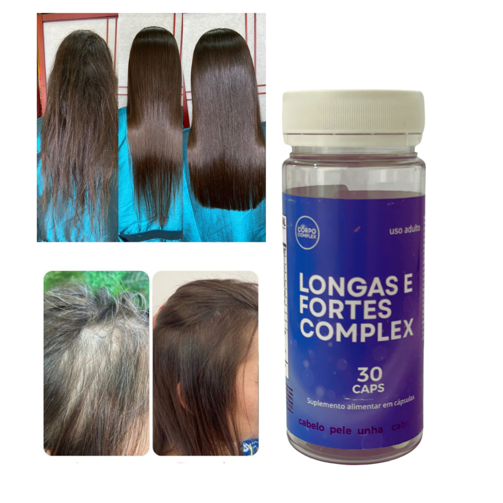 Longas e Fortes Complex - Suplemento Capilar | Shopee Brasil