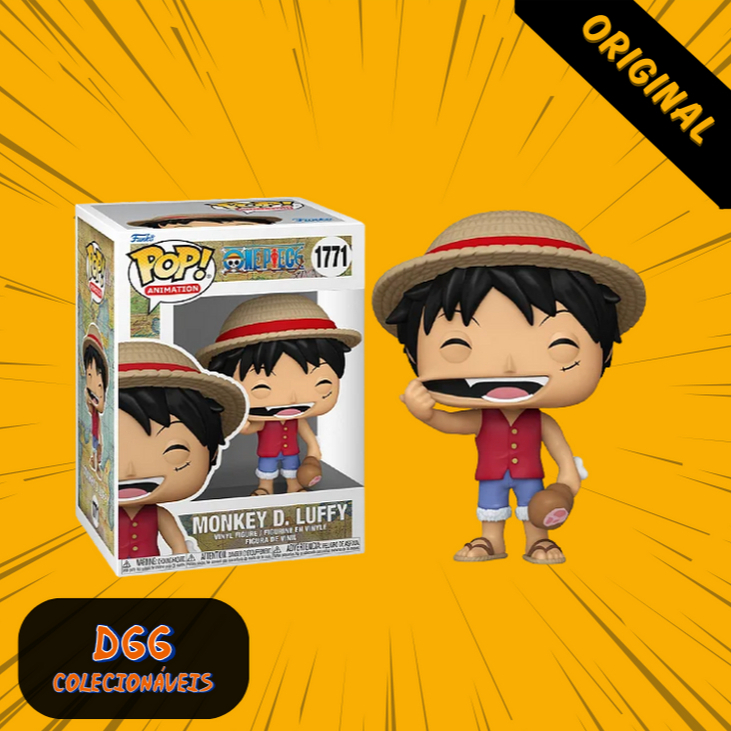 FUNKO POP - Monkey D. Luffy with Meat #1771 - ORIGINAL | Shopee Brasil