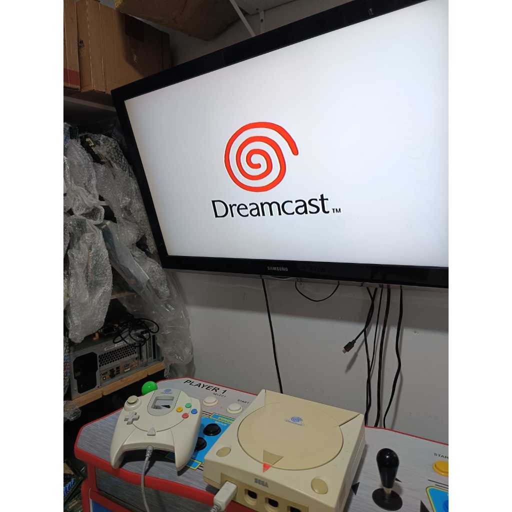Console Sega Dreamcast Standard C/ Gdemu Instalado 32gb (Usado) | Shopee Brasil