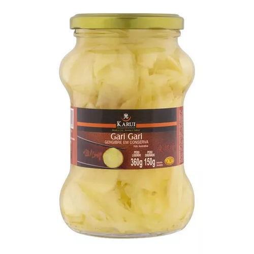 Gengibre Gari Gari Premium Tradicional Em Conserva Karui 360g | Shopee ...