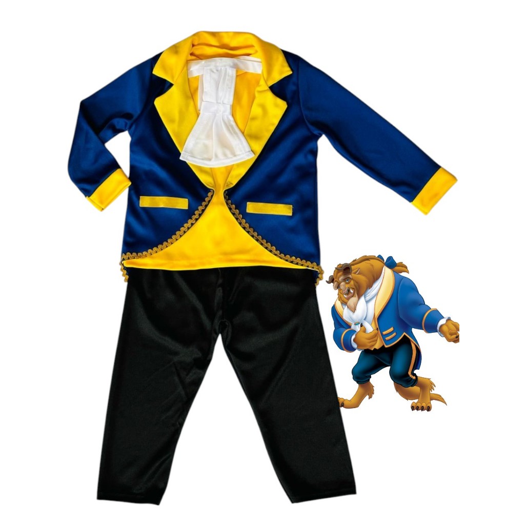 Fantasia Fera ( A Bela e a Fera) Principe | Shopee Brasil