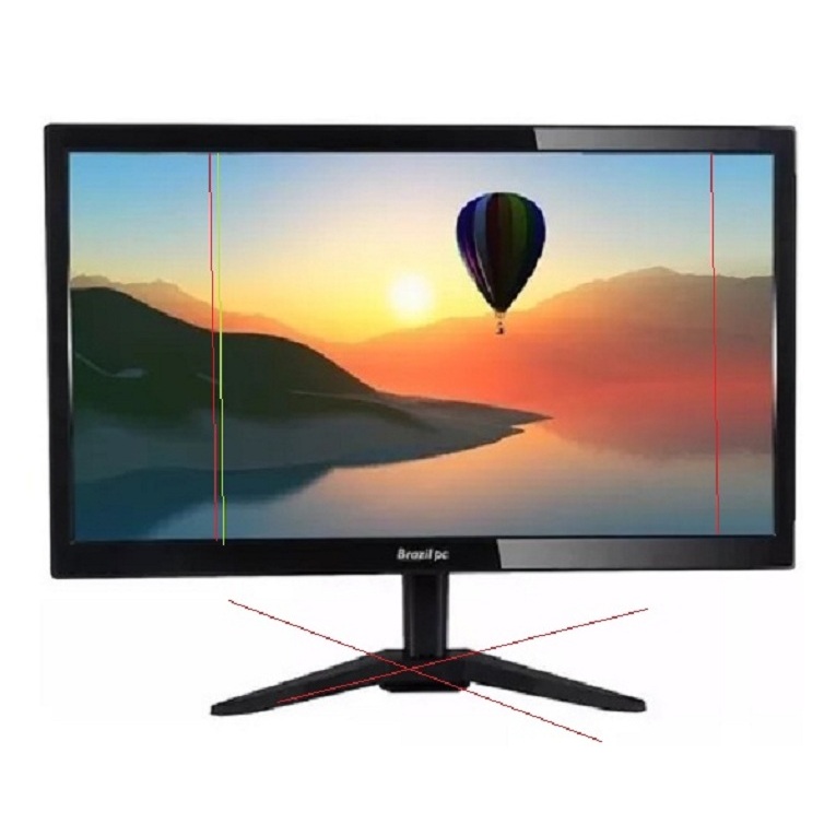 Monitor Led 17" Brazilpc 20wr vga/vesa Preto Bpc-20wr | Shopee Brasil