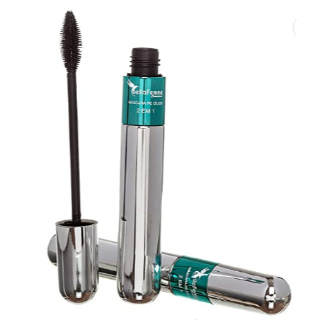 Máscara Para Cílios Bella Femme 2 Em 1 A Prova D'água 15ml Cor Preto 1 Unidade | Shopee Brasil