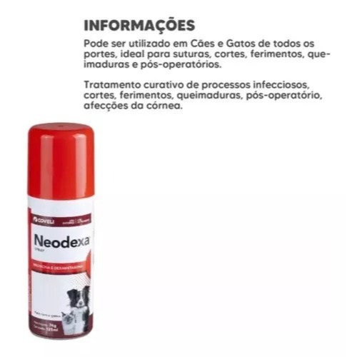 Neodexa Spray 125ml Para Cães E GatoS | Shopee Brasil