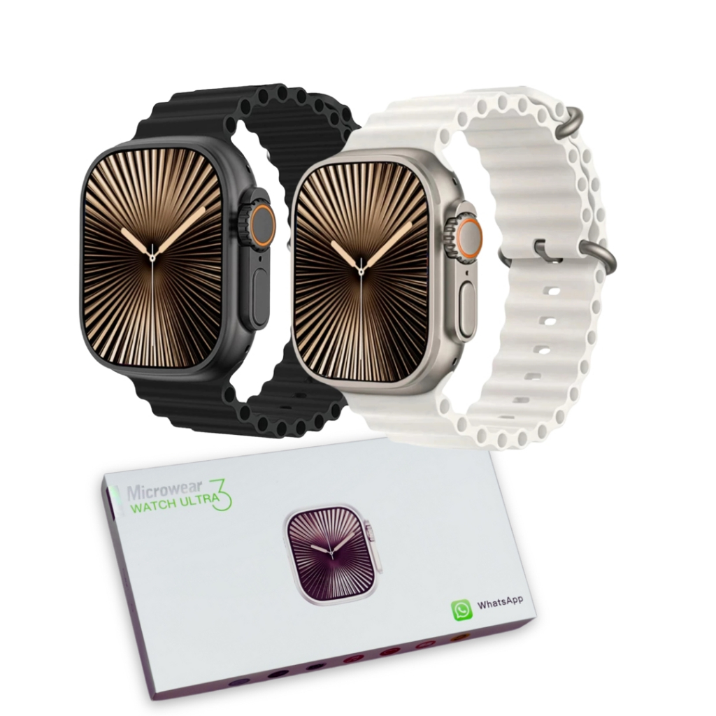 Smartwatch Microwear U3W Ultra 49mm Série 10 Tela 2” 1 GB de RAM ...